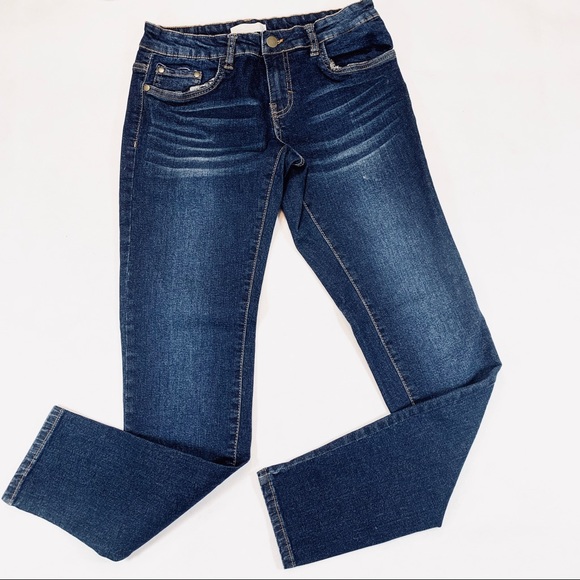 bp | Jeans | Bp Skinny Jeans Dark Blue Wash Whisker Fading 26 | Poshmark